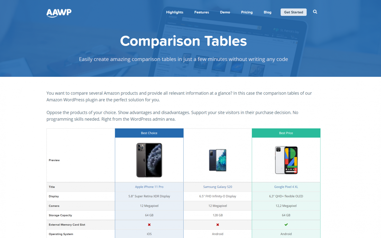 How to Create a WordPress Comparison Table - Fatcat Apps
