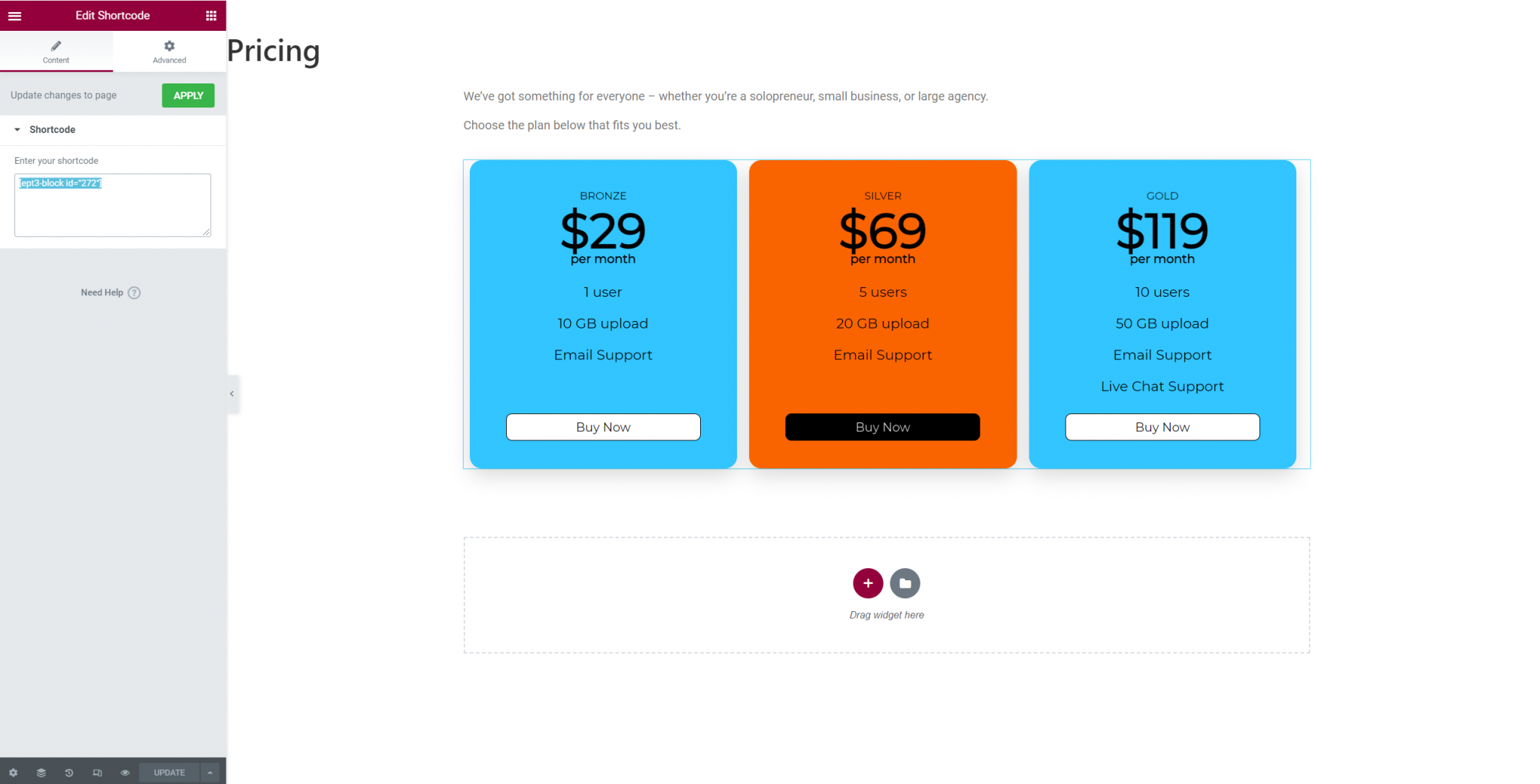 How to Make a Pricing Table for Elementor with Easy Pricing Tables - Fatcat Apps